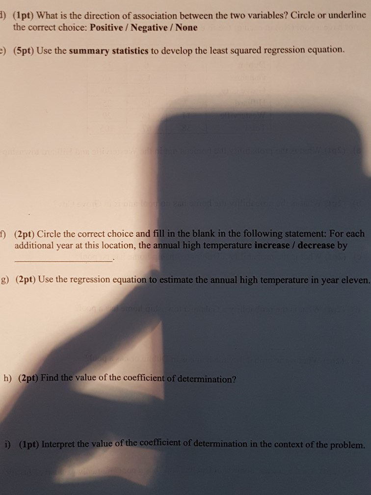 Solved 1) (1pt) What is the direction of association between | Chegg.com