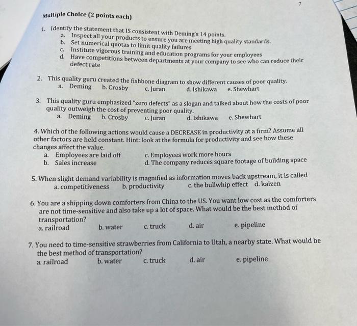 Solved 1. Identify the statement that IS consistent with | Chegg.com