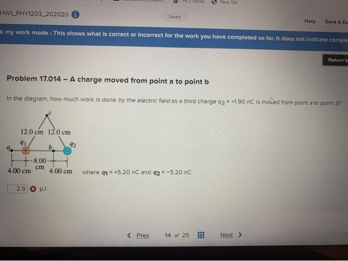 Solved HL Portal New Tab HW1_PHY1203_202020 Saved Help Save | Chegg.com