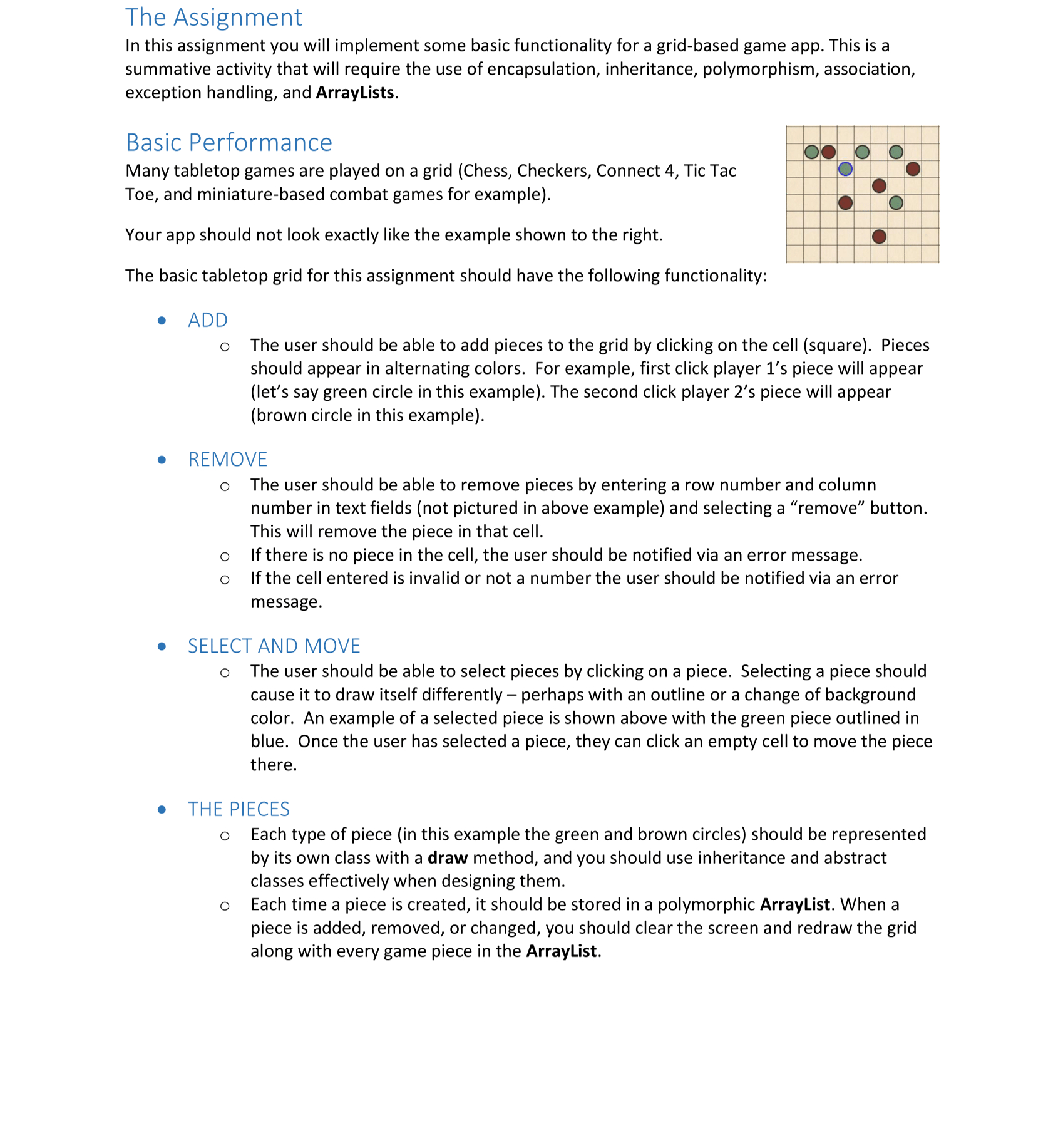 Solved The AssignmentIn this assignment you will implement | Chegg.com