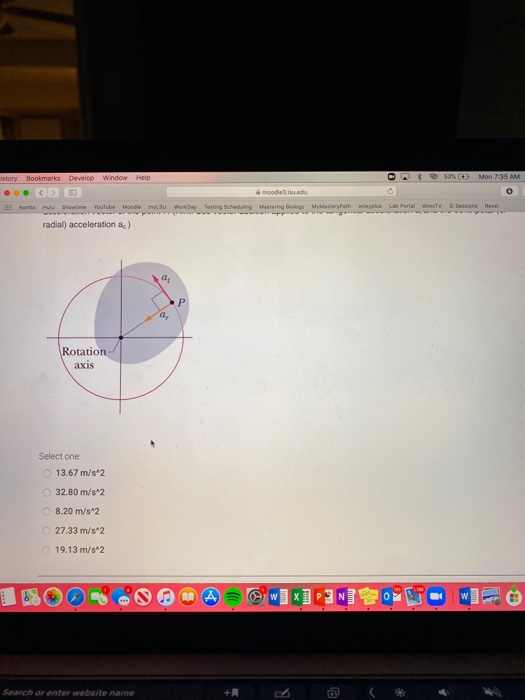 Solved The figure below shows a point P in a rotating rigid | Chegg.com