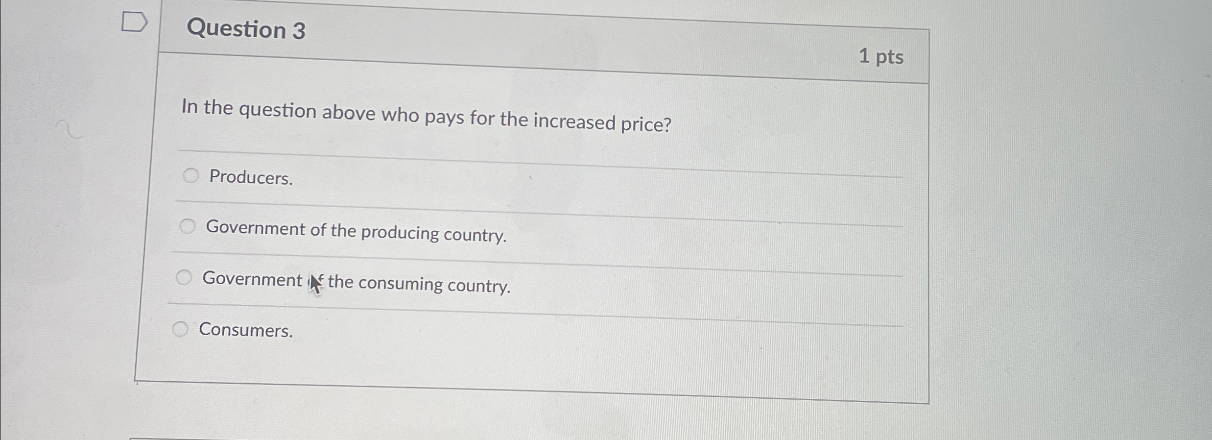 Solved Question 31 ﻿ptsIn the question above who pays for | Chegg.com