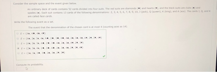 Solved: Consider The Sample Space And The Event Given Belo... | Chegg.com