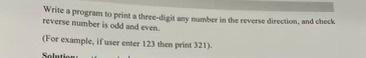Solved Write a program to print a throecelfitit ary number | Chegg.com
