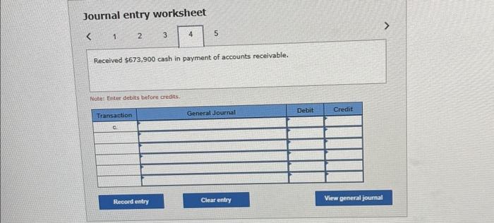Solved Journal entry worksheet Sold $1,345,600 of | Chegg.com
