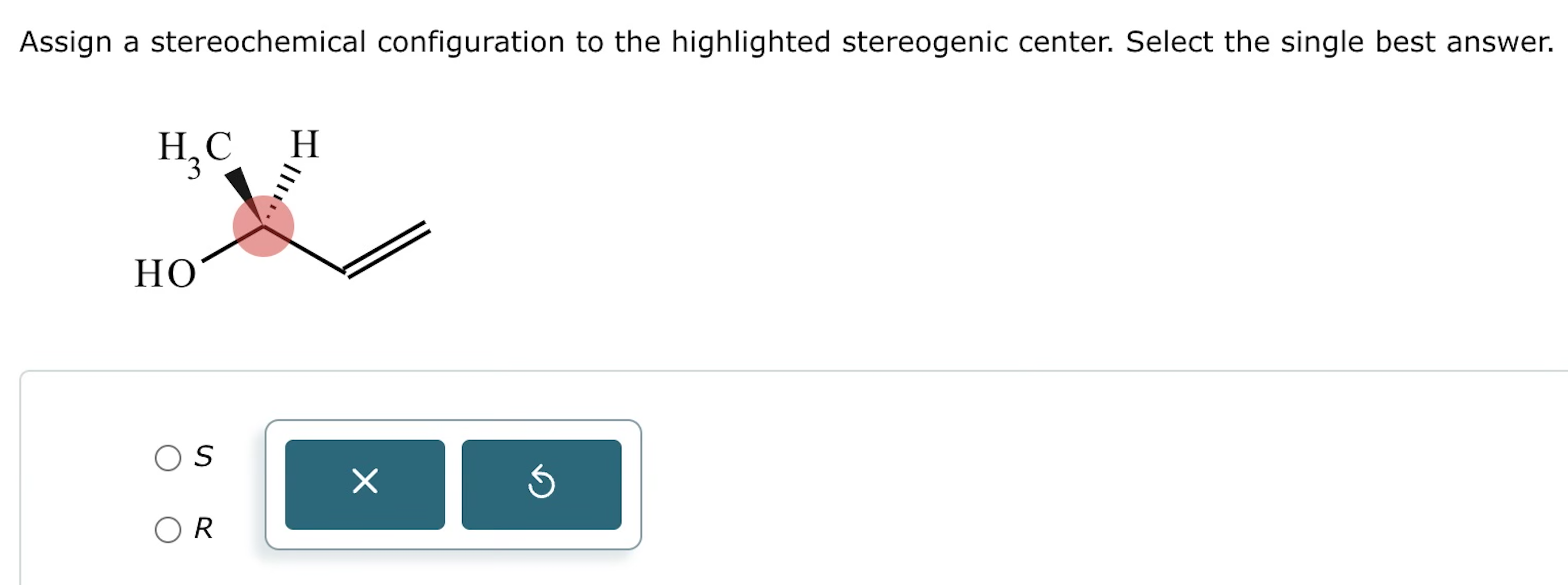 Solved Assign a stereochemical configuration to the | Chegg.com