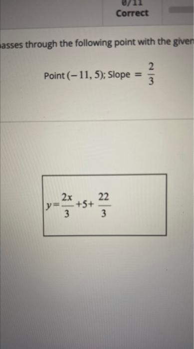 Solved find the equation of the line in slope-intercept form | Chegg.com
