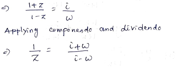 Solved Can you show me the steps of componedo and dividendo | Chegg.com
