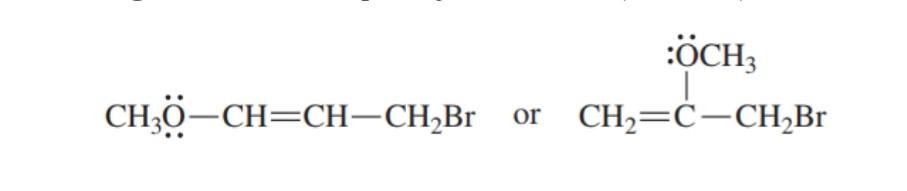 Solved CH3O¨−CH=CH−CH2Br or | Chegg.com