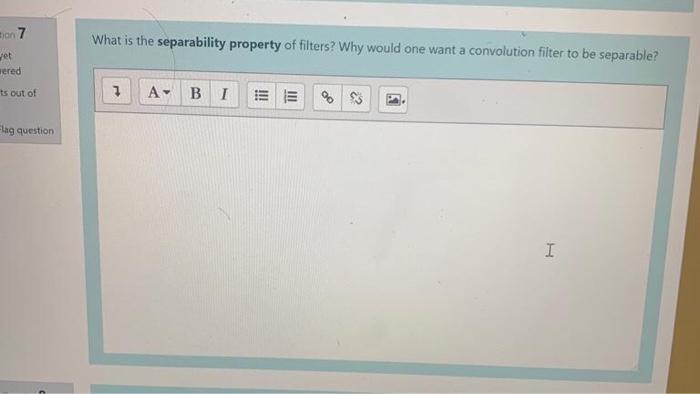 Solved son 7 What is the separability property of filters? | Chegg.com