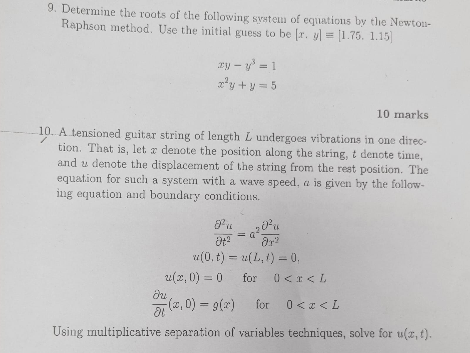 Solved Determine the roots of the following system of | Chegg.com
