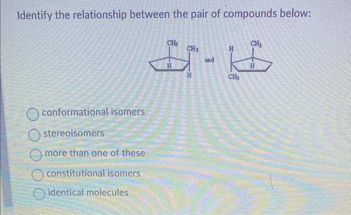 Solved Identify the relationship between the pair of | Chegg.com Solved Identify the relationship between the pair of | Chegg.com