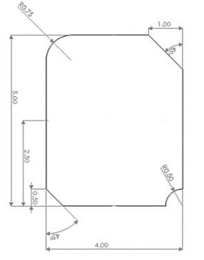 Solved Write a CNC program in word address format to produce | Chegg.com
