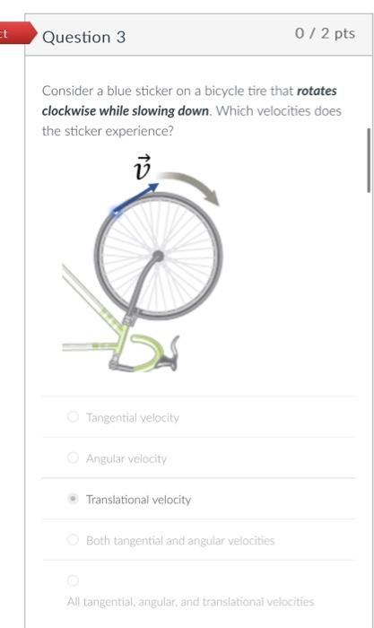 Solved A wheel is spinning and slowing down clockwise. Which | Chegg.com