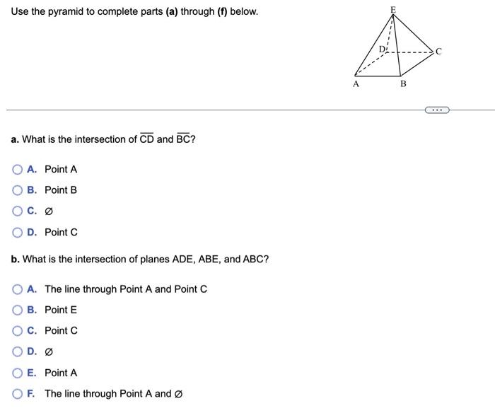 Solved Use the pyramid to complete parts (a) through (f) | Chegg.com