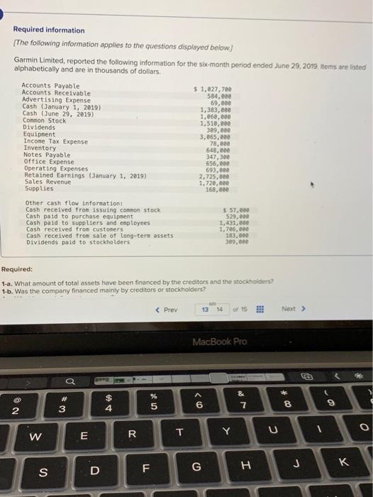 solved-required-information-the-following-information-chegg