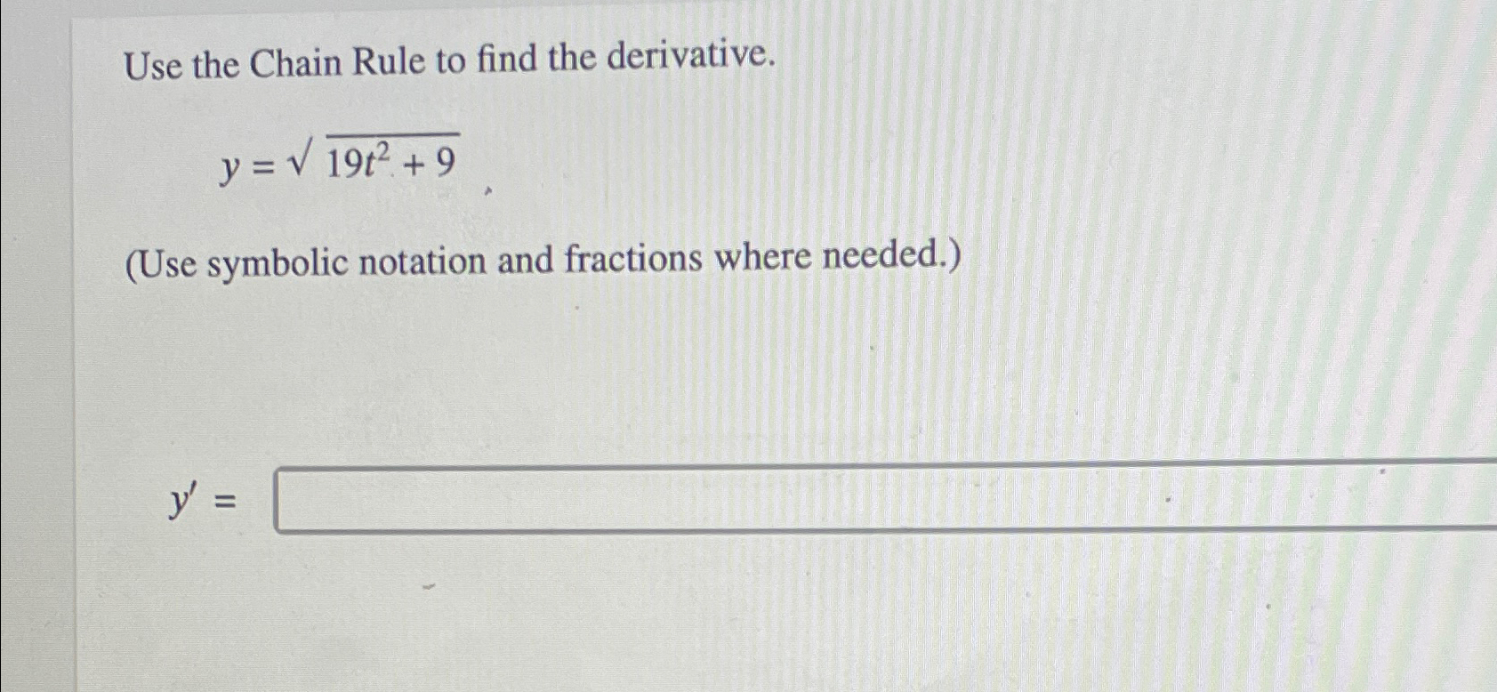 Solved Use the Chain Rule to find the | Chegg.com