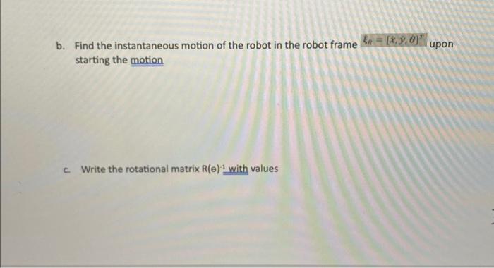 Solved 1. Draw the C-space for the blue rectangular robot in | Chegg.com
