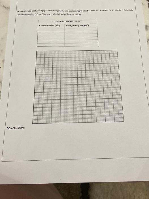 Solved gas chromatography lab report % 60 , % 70 %80 , %90 ( | Chegg.com