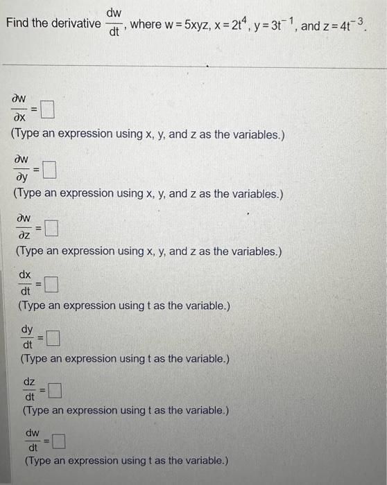 Solved Use differentials to approximate the change in z for | Chegg.com