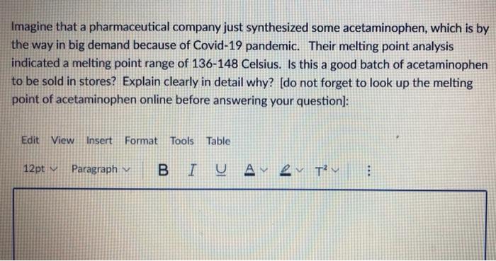 Solved Imagine that a pharmaceutical company just | Chegg.com