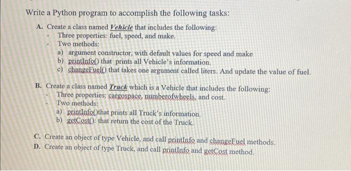 Solved Write a Python program to accomplish the following | Chegg.com