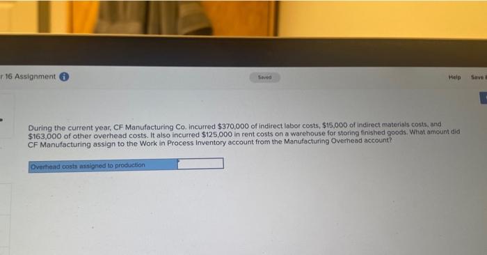 Solved During the current year, CF Manufacturing Co, | Chegg.com