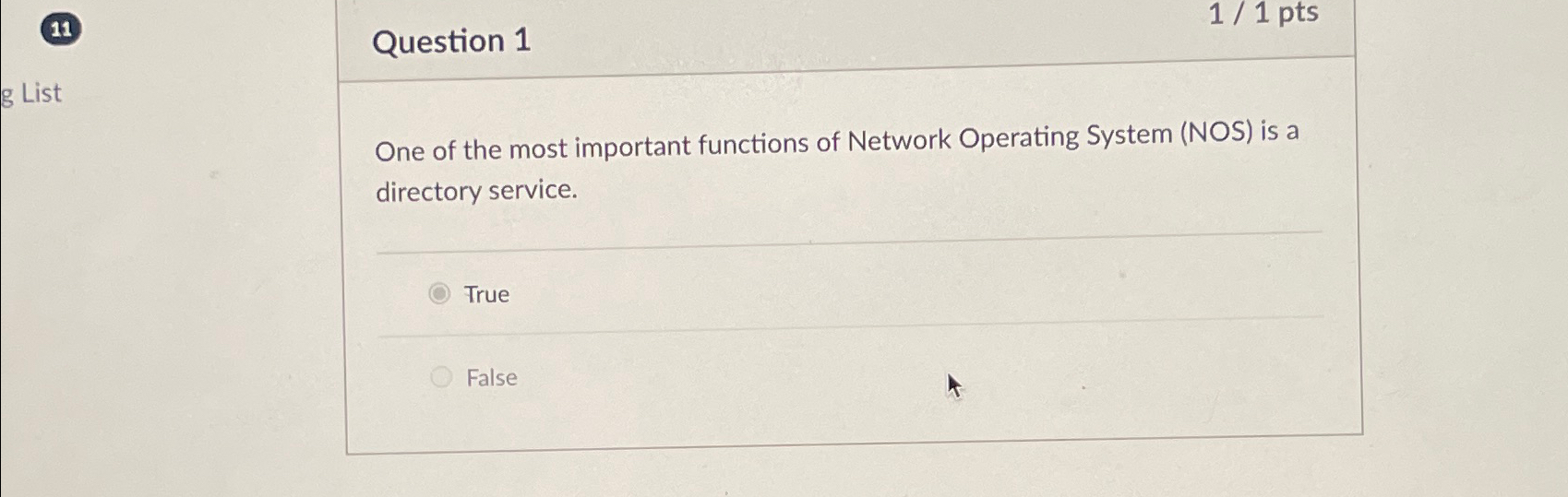 Solved 11Question 1One of the most important functions of | Chegg.com