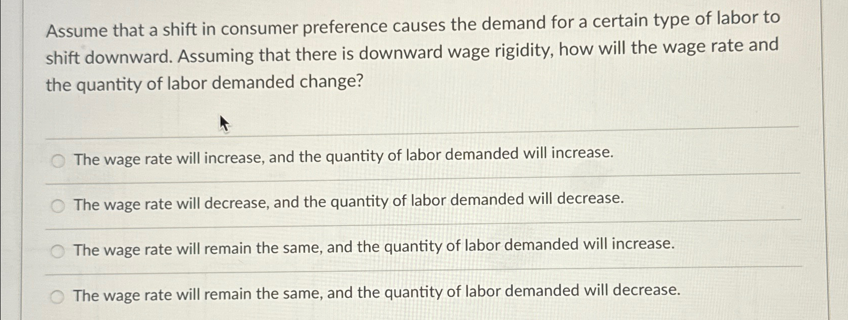 Solved Assume that a shift in consumer preference causes the | Chegg.com