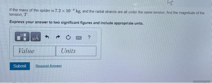 Solved An orb-weaver spider sits in her web that is | Chegg.com