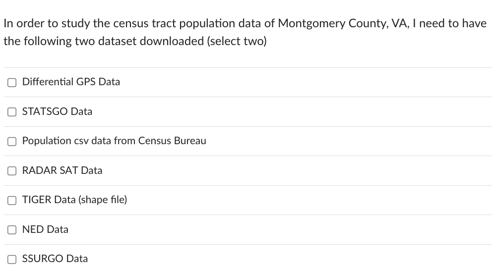 Solved In order to study the census tract population data of | Chegg.com