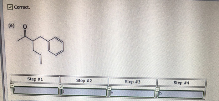 Solved Starting from ethyl acetoacetate, list In order (by | Chegg.com