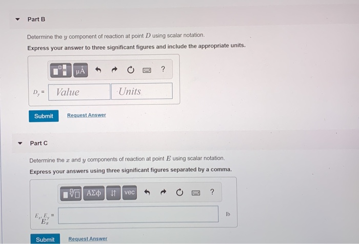Solved Part A The two-member structure is connected at C by | Chegg.com