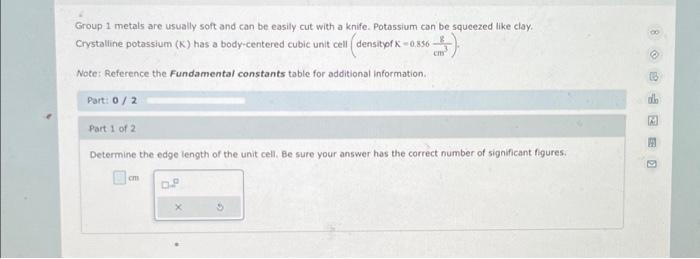 Solved 10. Group 1 metals are usually soft and can be easily | Chegg.com