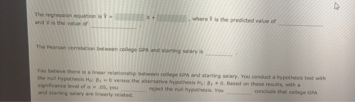 Solved Correlation and Linear Regression Suppose you work in | Chegg.com