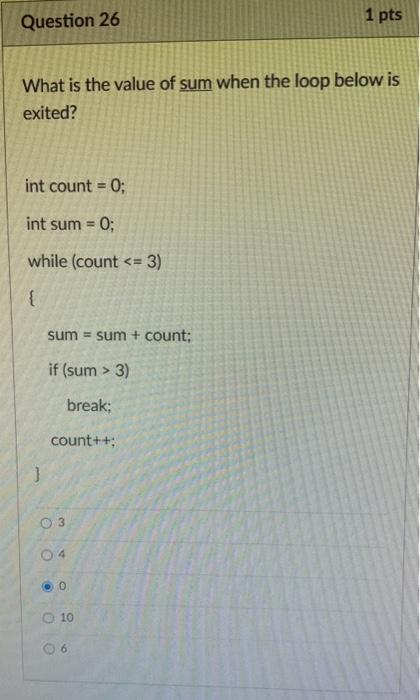 Solved 1 Pts Question 3 Given Ac String Variable Named The 