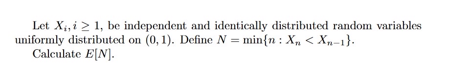 Let Xi I≥1 ﻿be Independent And Identically