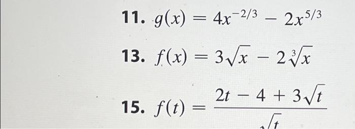 Solved 5-26 Find the most general antiderivative of the | Chegg.com
