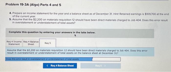 Solved Required information Problem 19-3A (Algo) Computing | Chegg.com