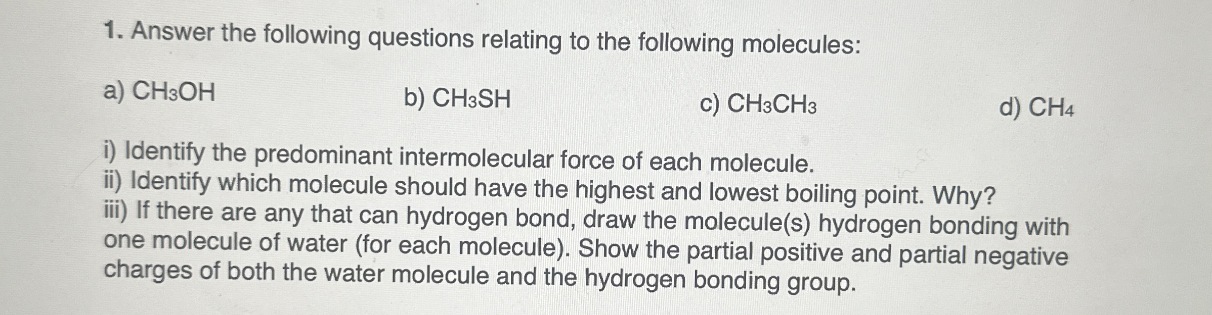 Solved Answer the following questions relating to the | Chegg.com