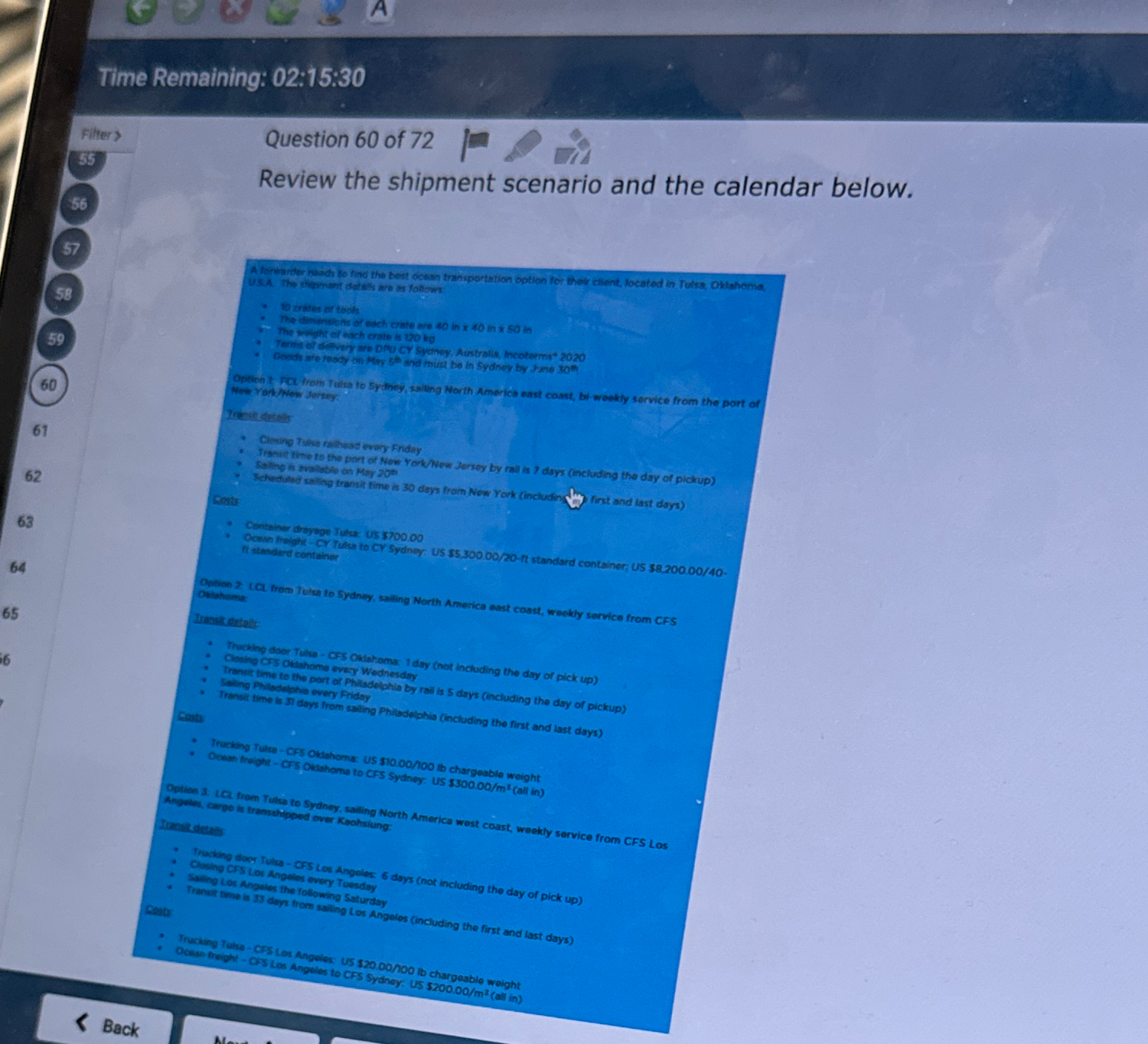 Solved Time Remaining: | Chegg.com