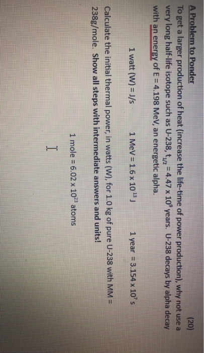 Solved A Problem to Ponder (20) To get a larger production | Chegg.com