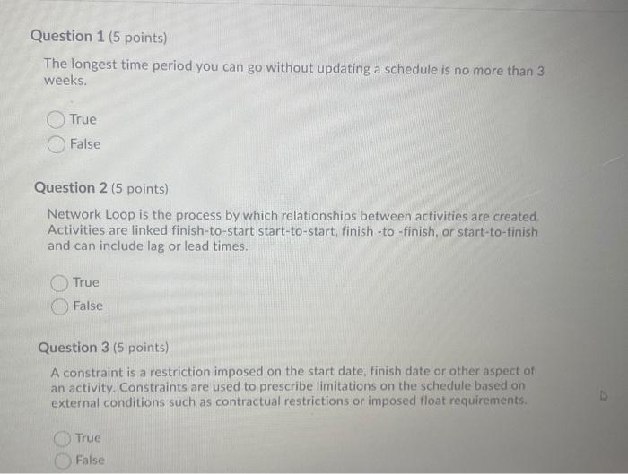 Solved Question 1 (5 points) The longest time period you can | Chegg.com