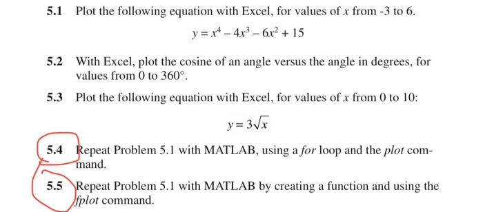 only need 5.4 and 5.5 answered. please show the | Chegg.com
