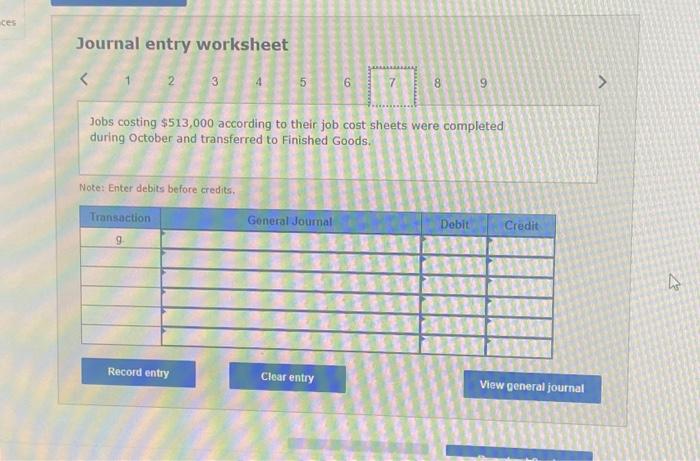 Solved Journal entry worksheet Other manufacturing overhead | Chegg.com