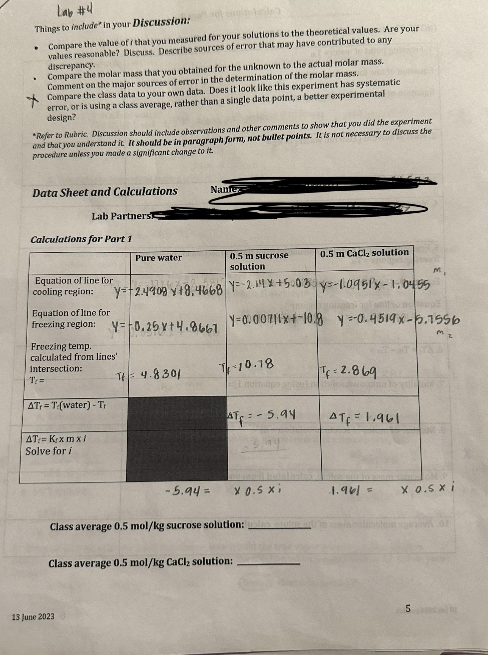 Lab #4Things to include* ﻿in your Discussion:Compare | Chegg.com