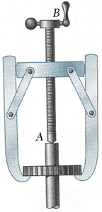 Solved In the gear-pulling assembly shown, the | Chegg.com