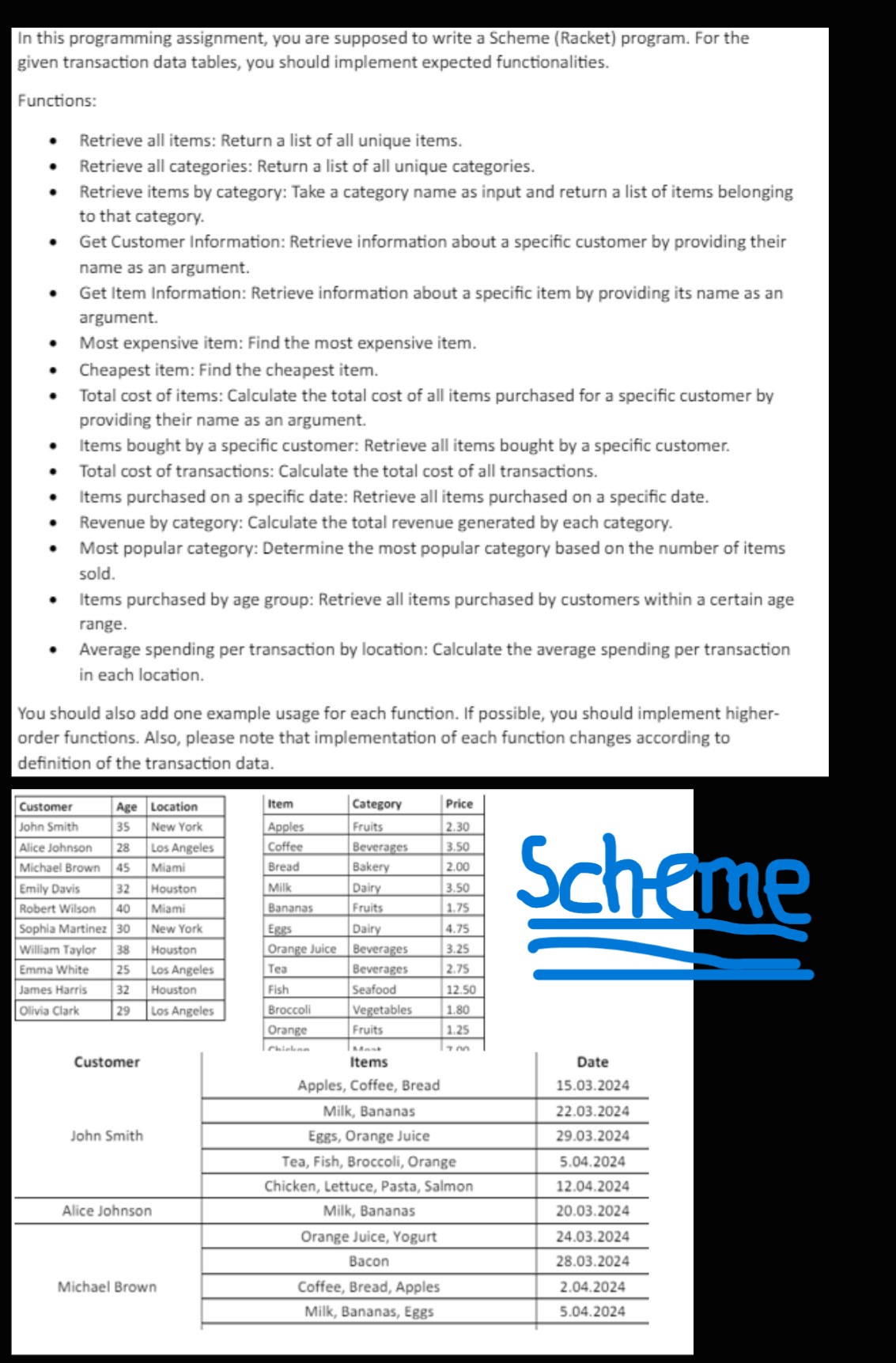 Solved Scheme Programming Language Question Please Answer