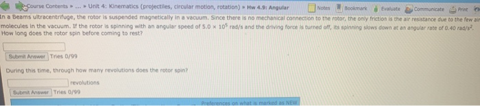 Solved Course Contents ... Unit 4: Kinematics (projectiles, | Chegg.com