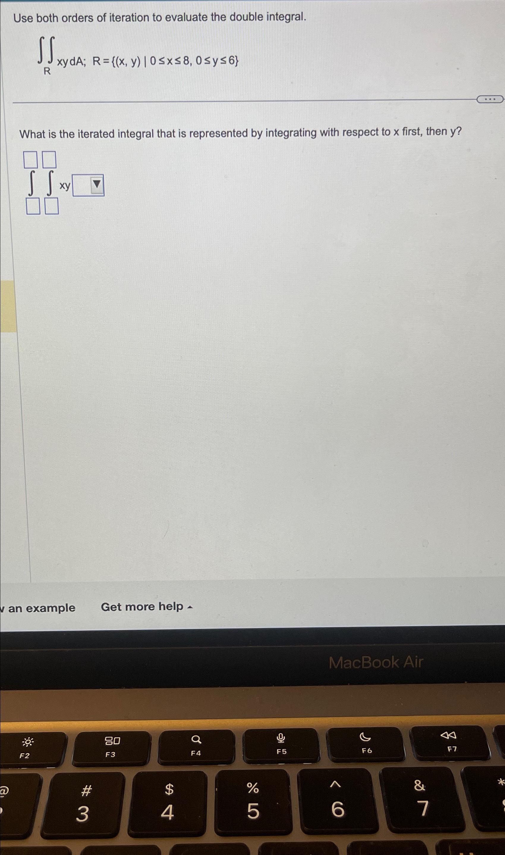 Solved Use both orders of iteration to evaluate the double | Chegg.com